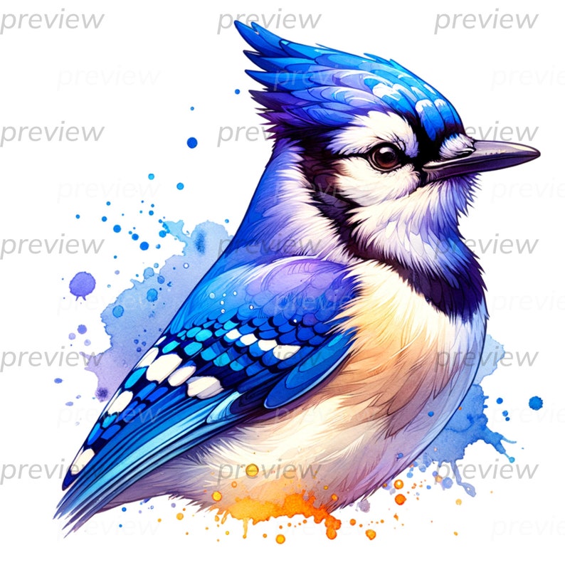 Watercolor Birds Clipart Bundle: Colorful Bird Lover PNG (digital ...