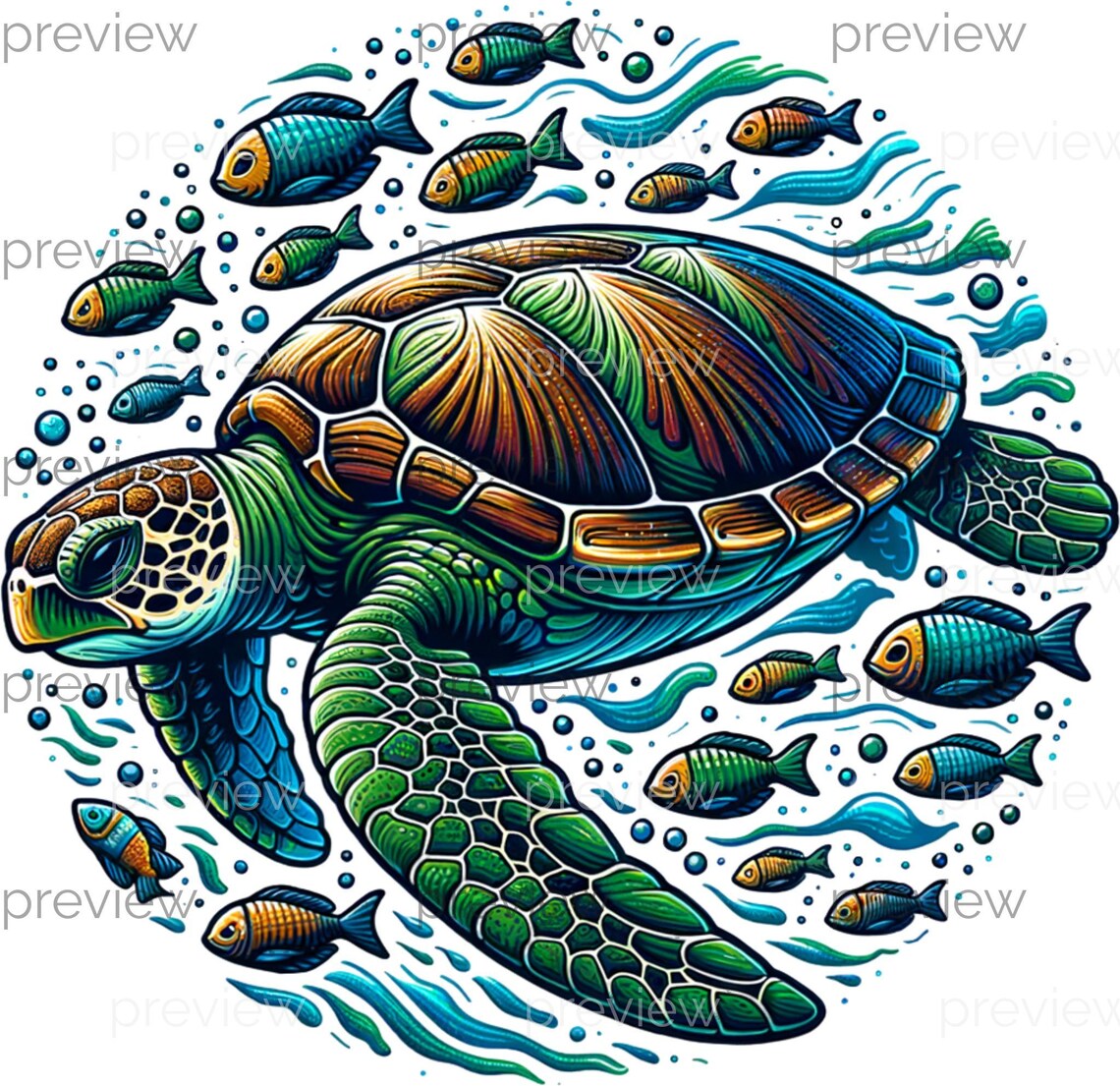Underwater Clipart, Under the Sea Clipart, Sea Life Clipart, Ocean ...