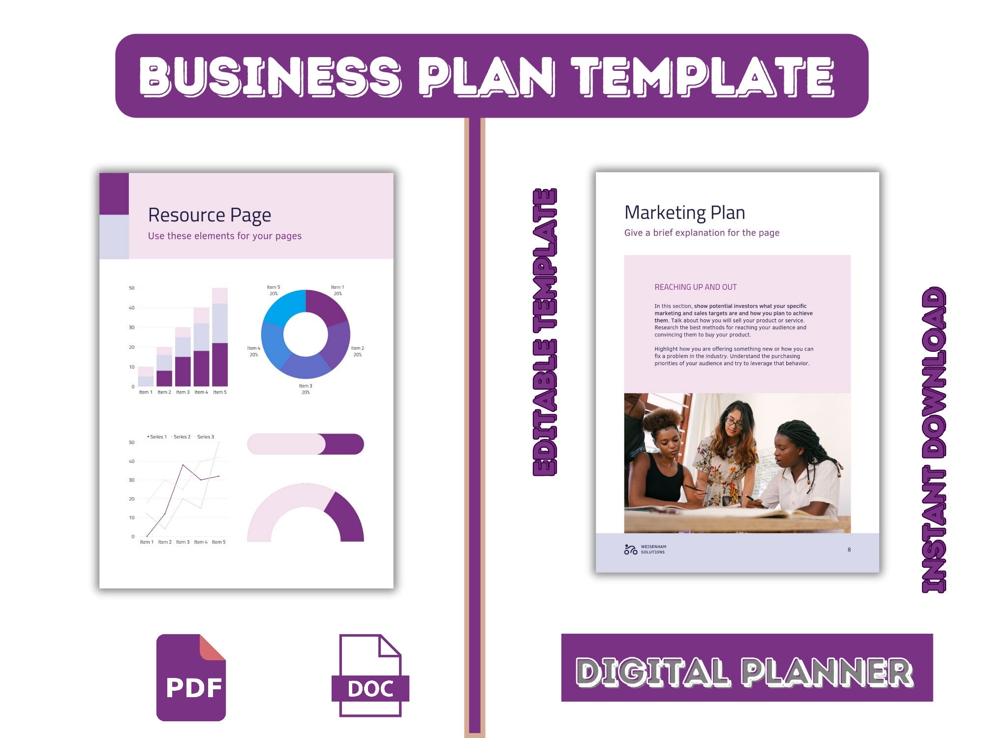 Business Plan Template, Company Profile, Business Analysis, Small ...