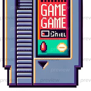 Retro Gaming Clipart Bundle: Pixel Art Graphics (digital Download) - Etsy