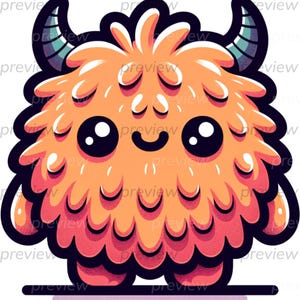 Cute Monsters Clipart, Cute Monster Png, Monsters Clipart, Png Bundle ...