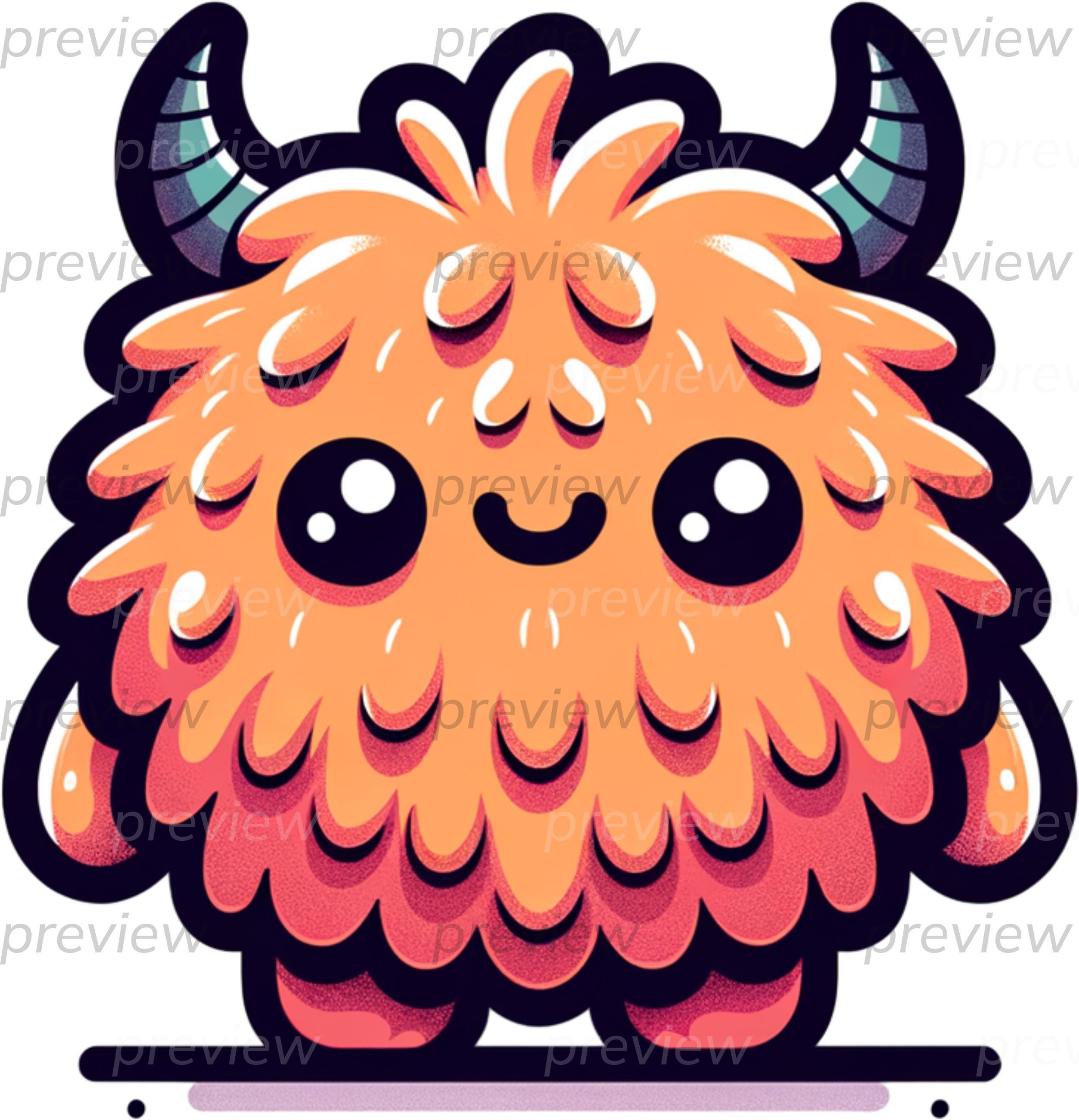 Cute Monsters Clipart, Cute Monster Png, Monsters Clipart, Png Bundle ...
