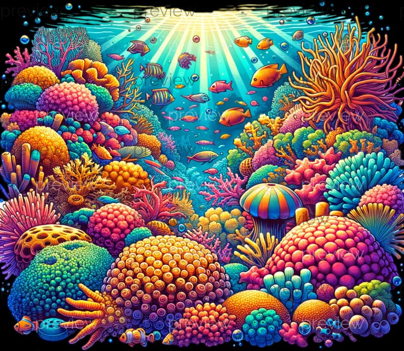 Underwater Clipart, Under the Sea Clipart, Sea Life Clipart, Ocean ...