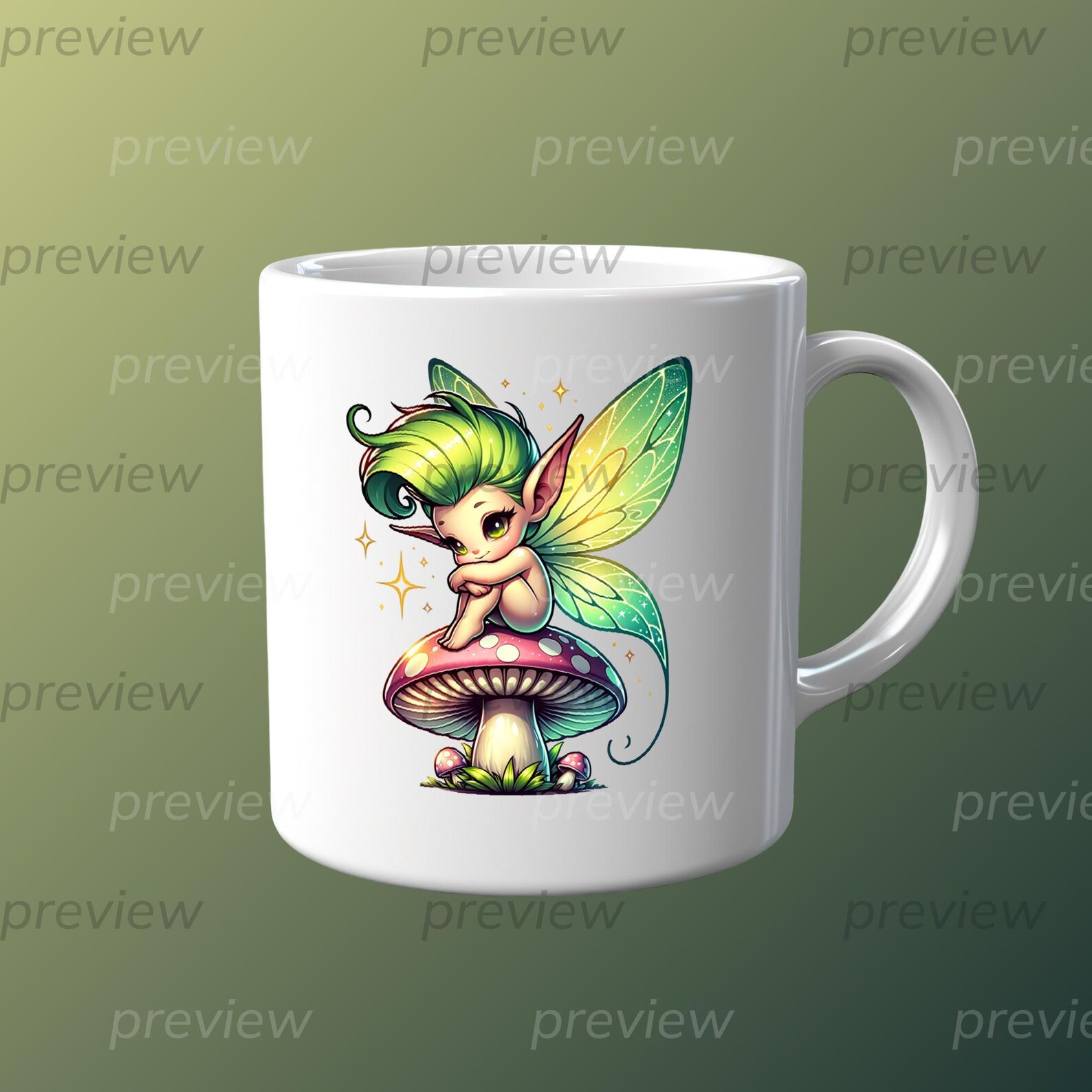 Enchanting Magical Creatures Clipart Bundle: Fantasy PNG Illustrations ...