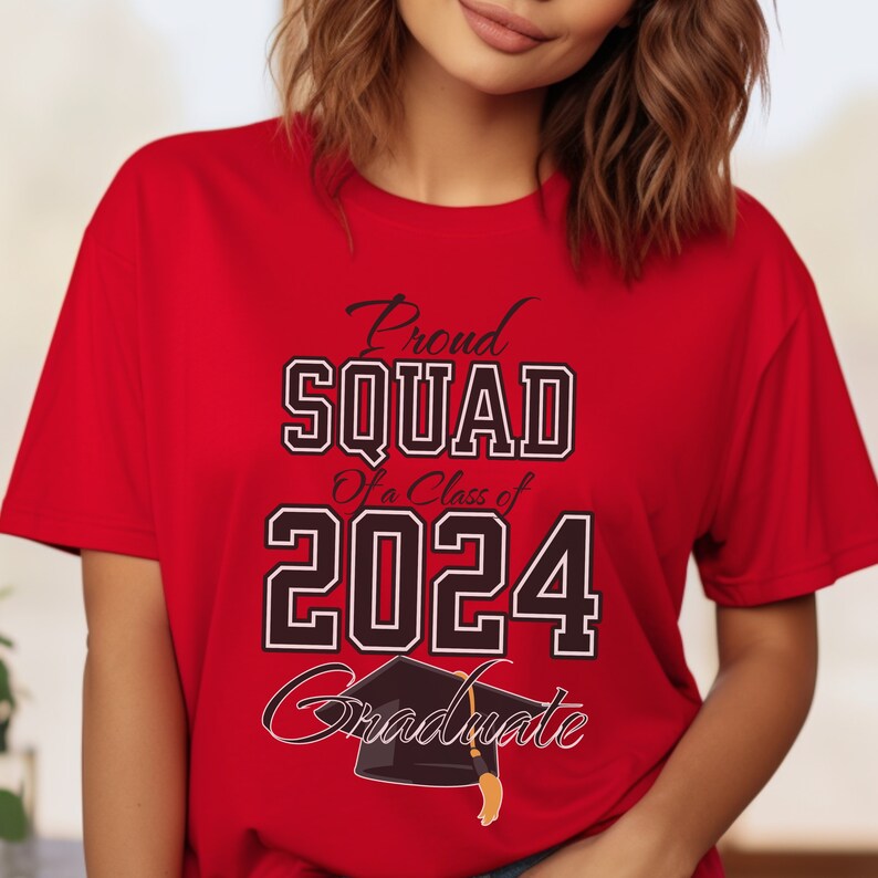 Graduation 2024 Tshirt Class of 2024 Graduation Shirt Proud Graduate of ...
