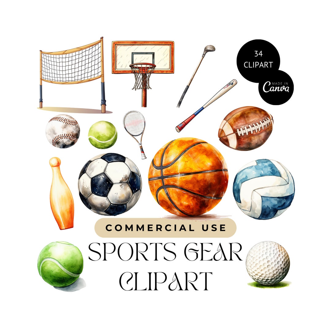 Sports Balls Png Basketball Png Football Png Sports Png Bundle Baseball ...