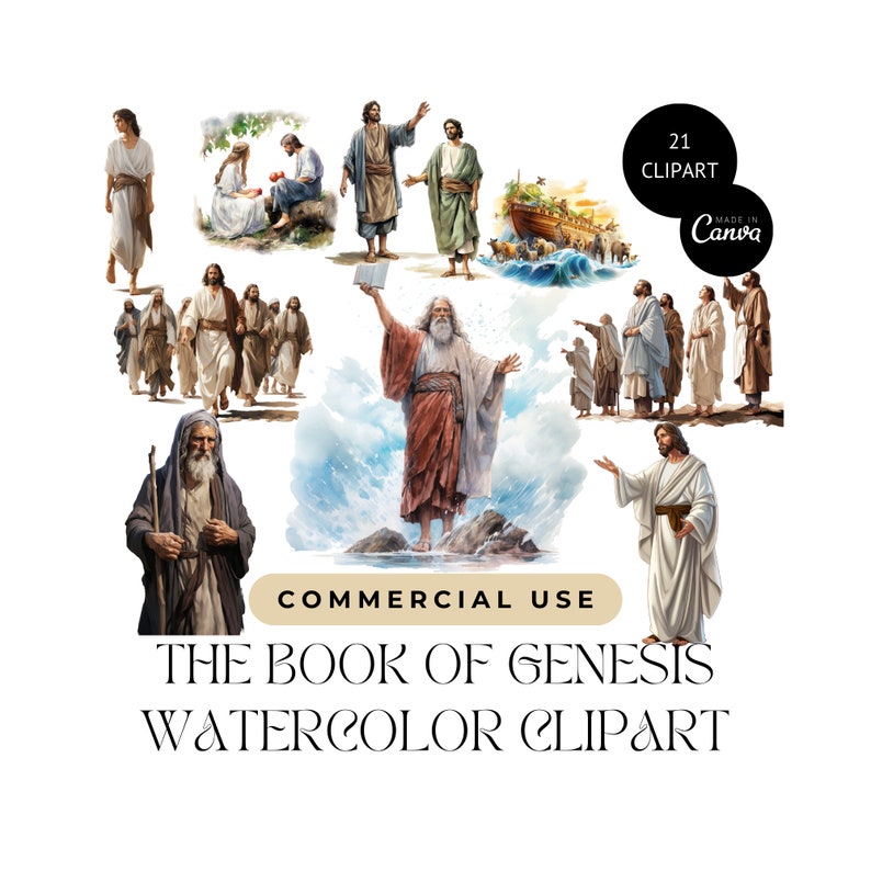 Bible Clipart Book of Genesis Clipart He is Risen Christian Clipart ...