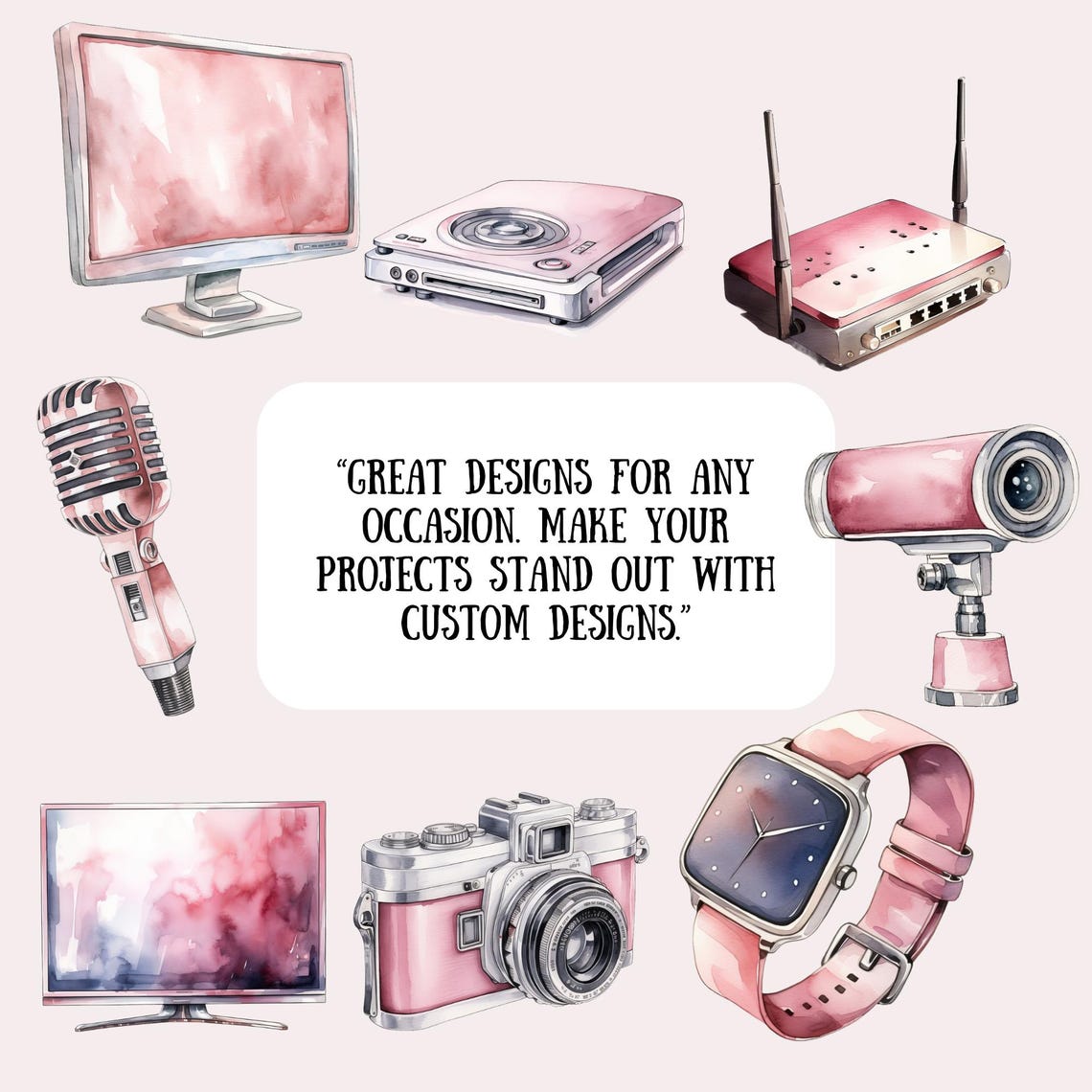 Electronics Clipart | Gadgets PNG | Tech Clipart | Camera PNG ...
