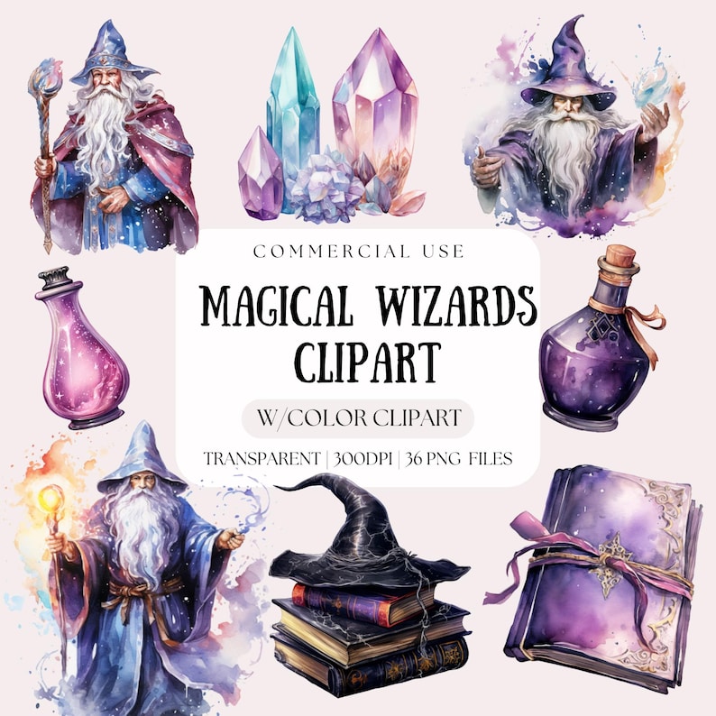 Magic Wizardry Clipart | Kids Clipart | Magic Clipart | Wizard Clipart ...
