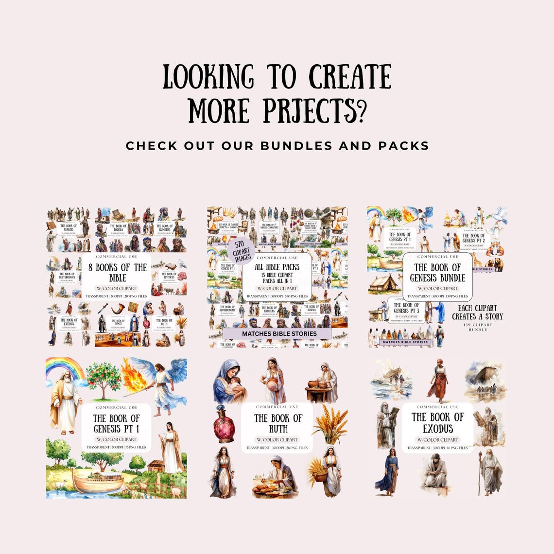 1 Single Abraham Clipart | Abraham Watercolor PNG | Bible Story Clipart ...