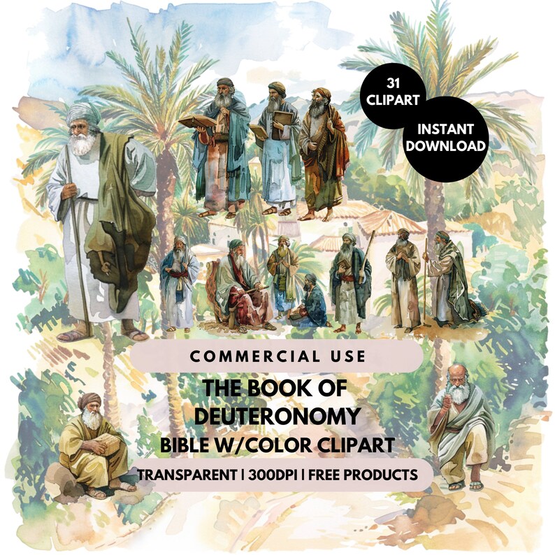 Book of Deuteronomy Clipart Israelites Clipart Christian Clipart Faith ...
