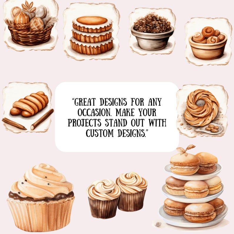 Small Business Bakery Stickers | Printable Food Label | Custom Baked ...