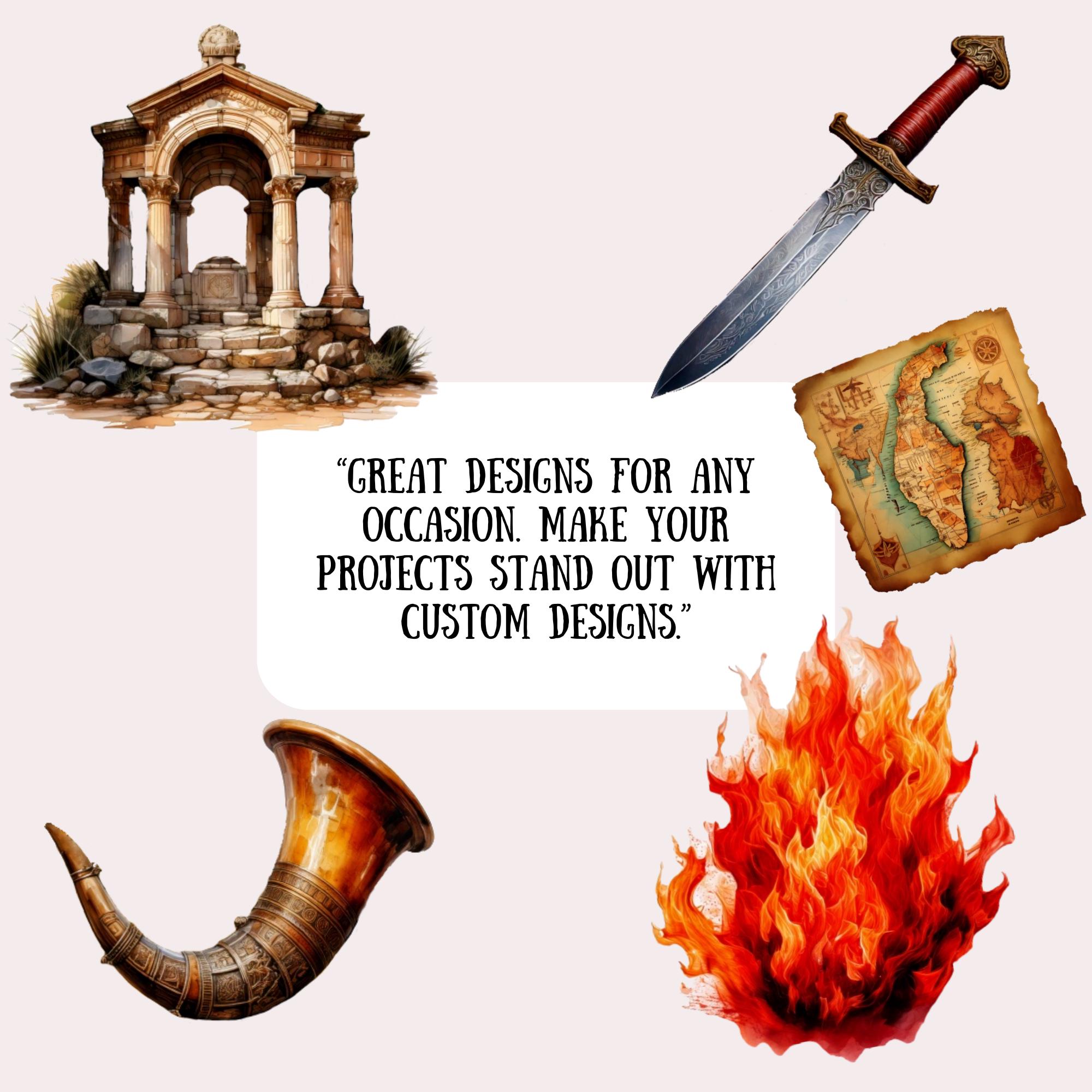 Book of Judges Clipart | Watercolor Bible Characters (PNG, PDF) - Etsy