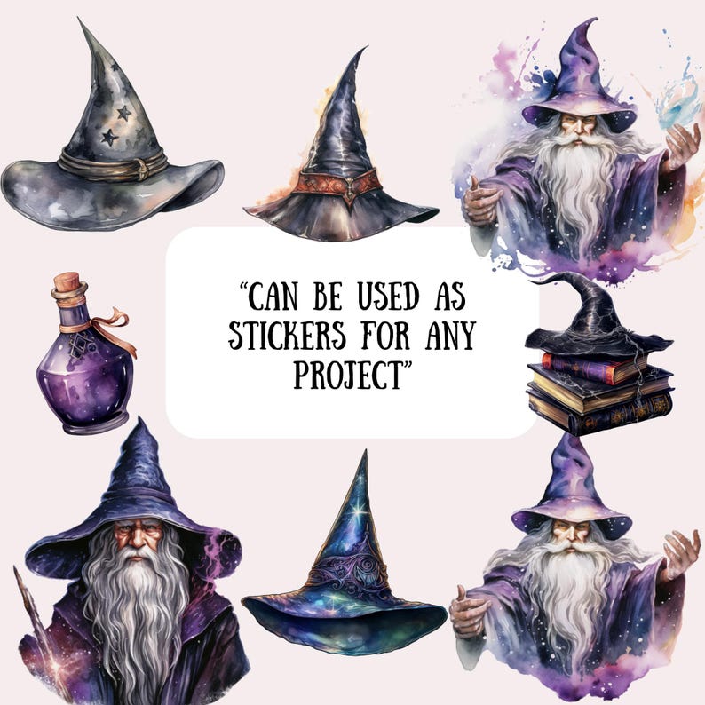 Magic Wizardry Clipart | Kids Clipart | Magic Clipart | Wizard Clipart ...
