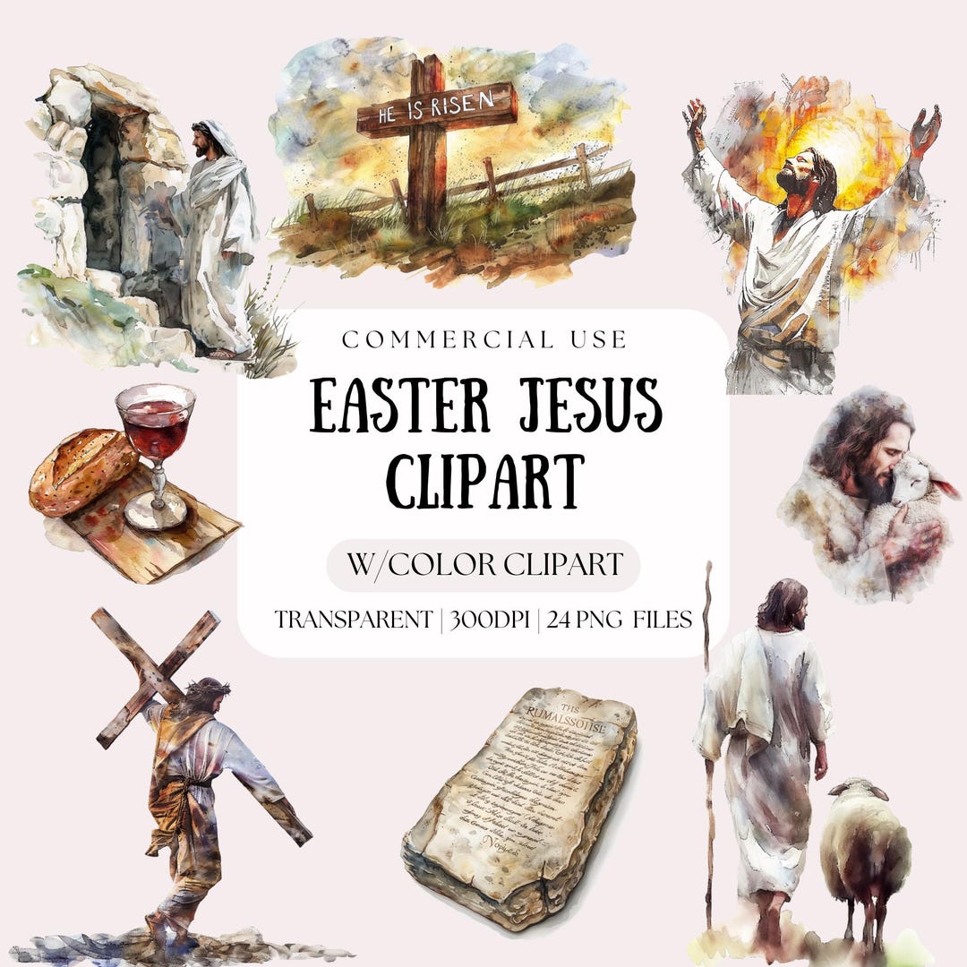 Easter Christian Clipart | Catholic Png | Instant Download | Christian ...