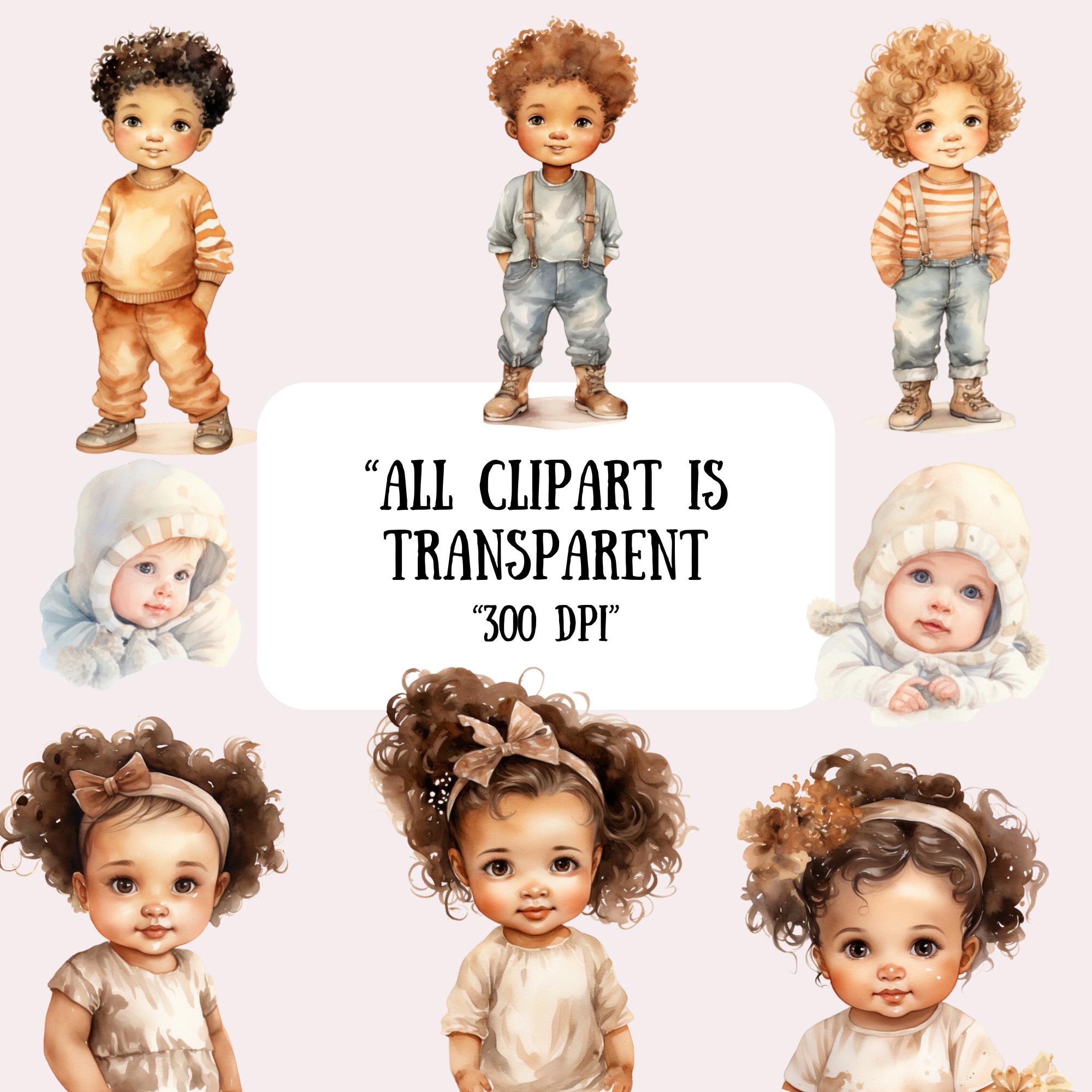 Neutral Baby Clipart | Boho Nursery | New Baby Card Design | Gender ...