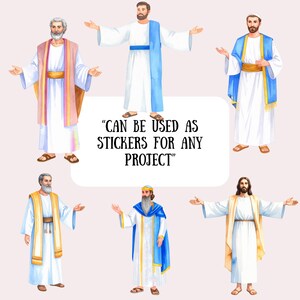 Apostles Watercolor Clipart | 25 Christian PNG-12 Apostles | Bible ...