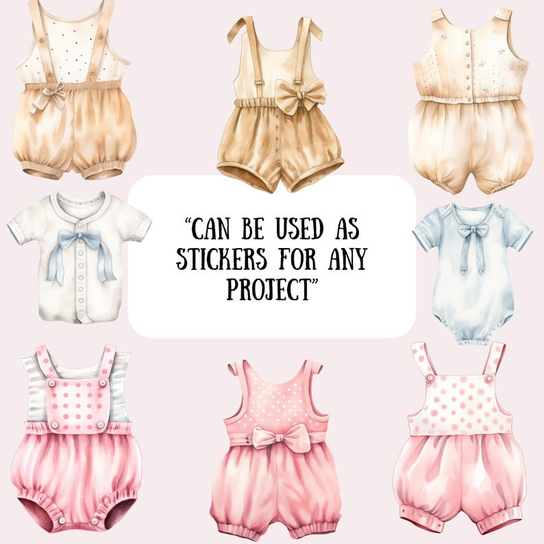 Neutral Baby Clipart | Boho Nursery | New Baby Card Design | Gender ...