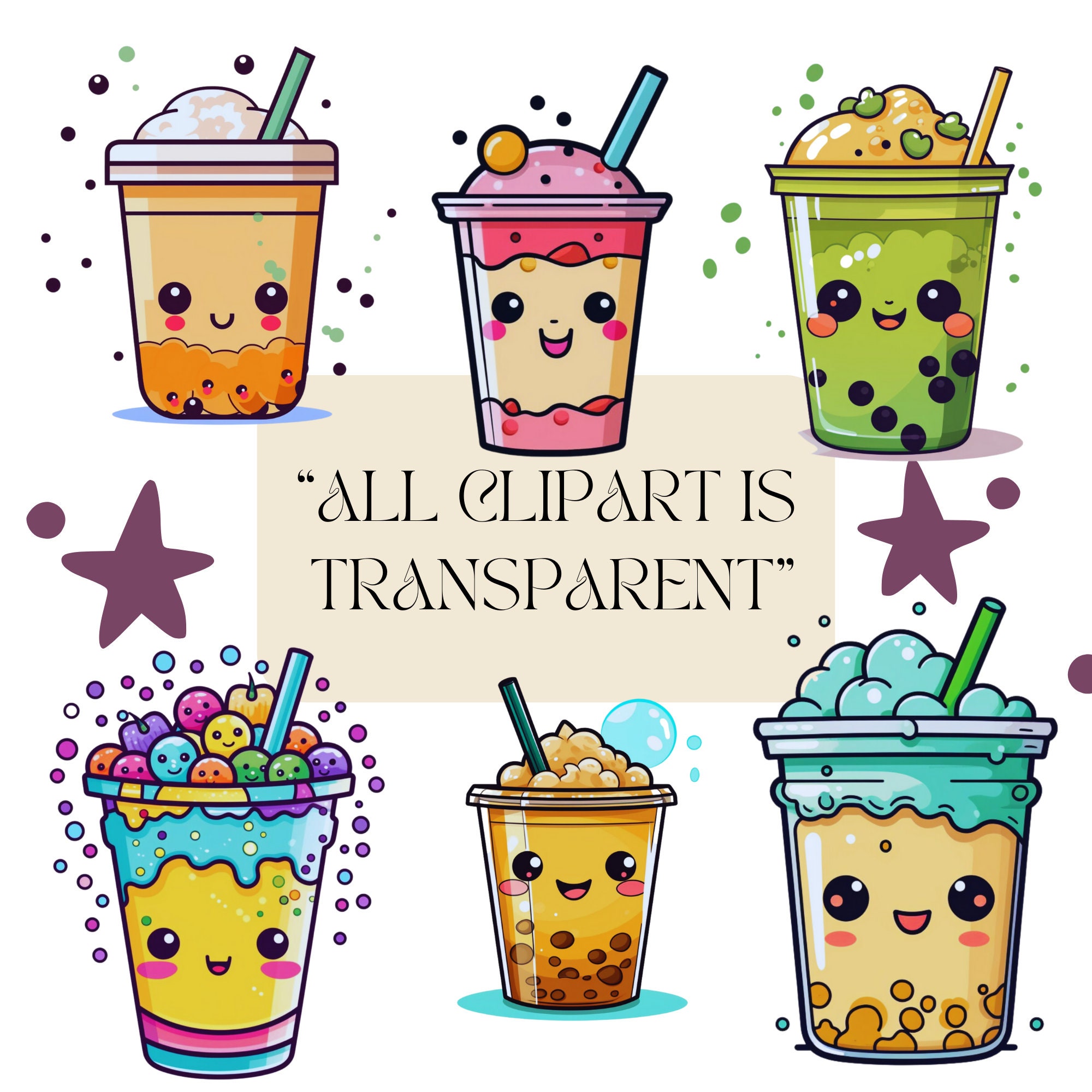 Bubble Tea Clipart Bubble Tea Png Pearl Tea Png Sticker Download Kawaii ...