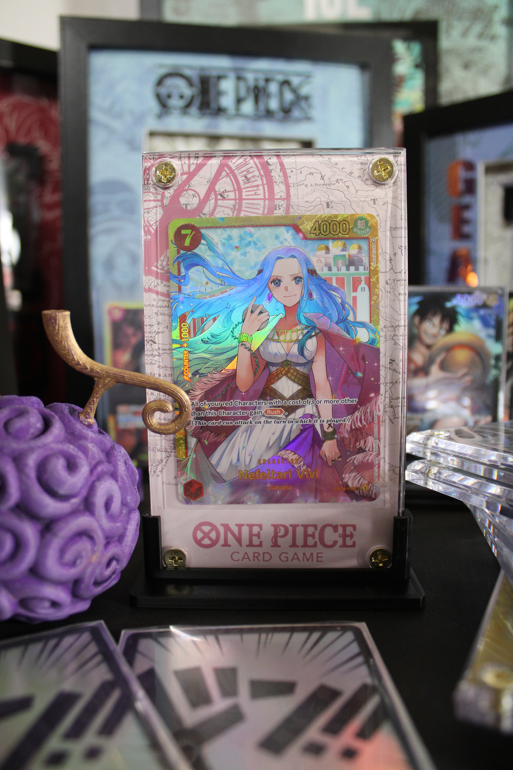 WAIFU CARD DISPLAY | One Piece Trading Card | Card Not Included - Etsy