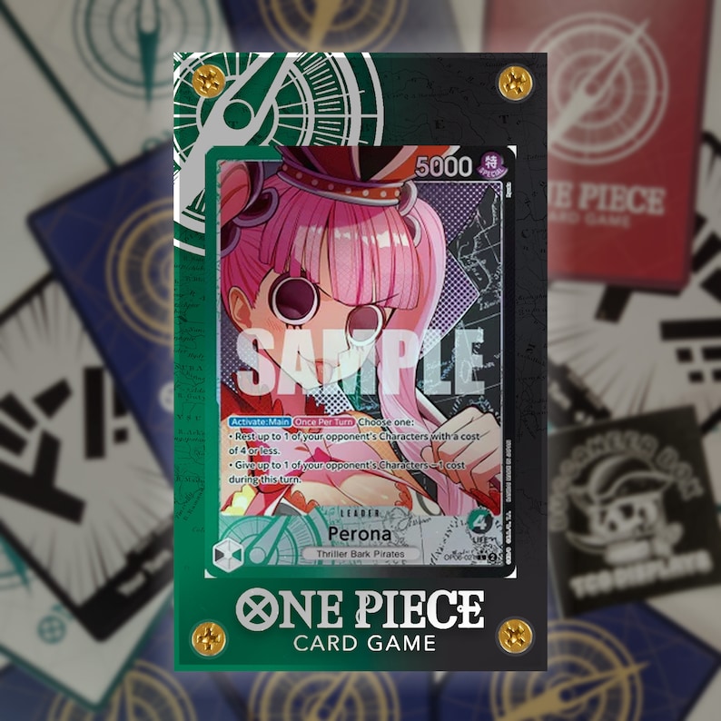 YELLOW/BLACK LEADER Display| One Piece Trading Card | - Etsy