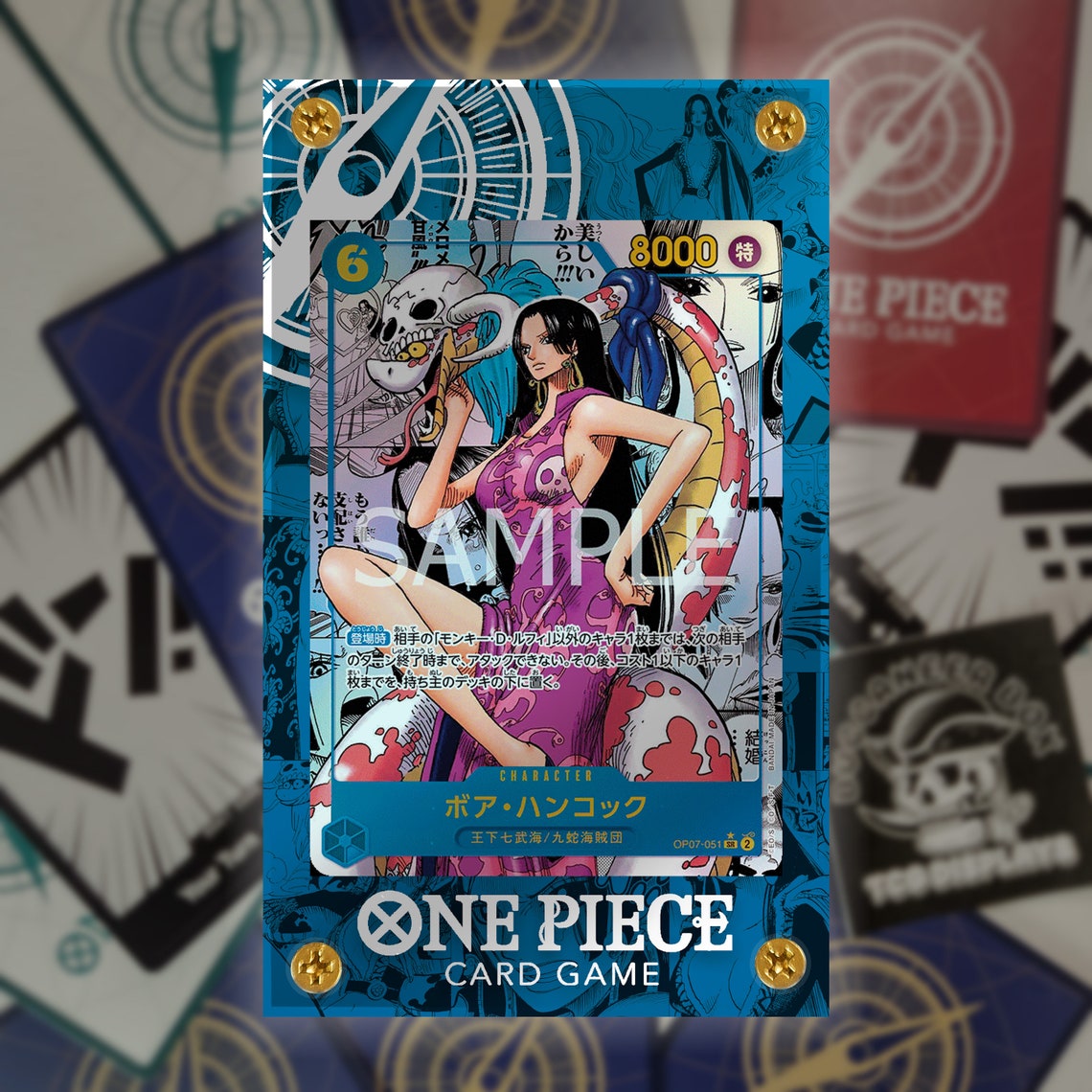 BOA MANGA Display| One Piece Trading Card | - Etsy