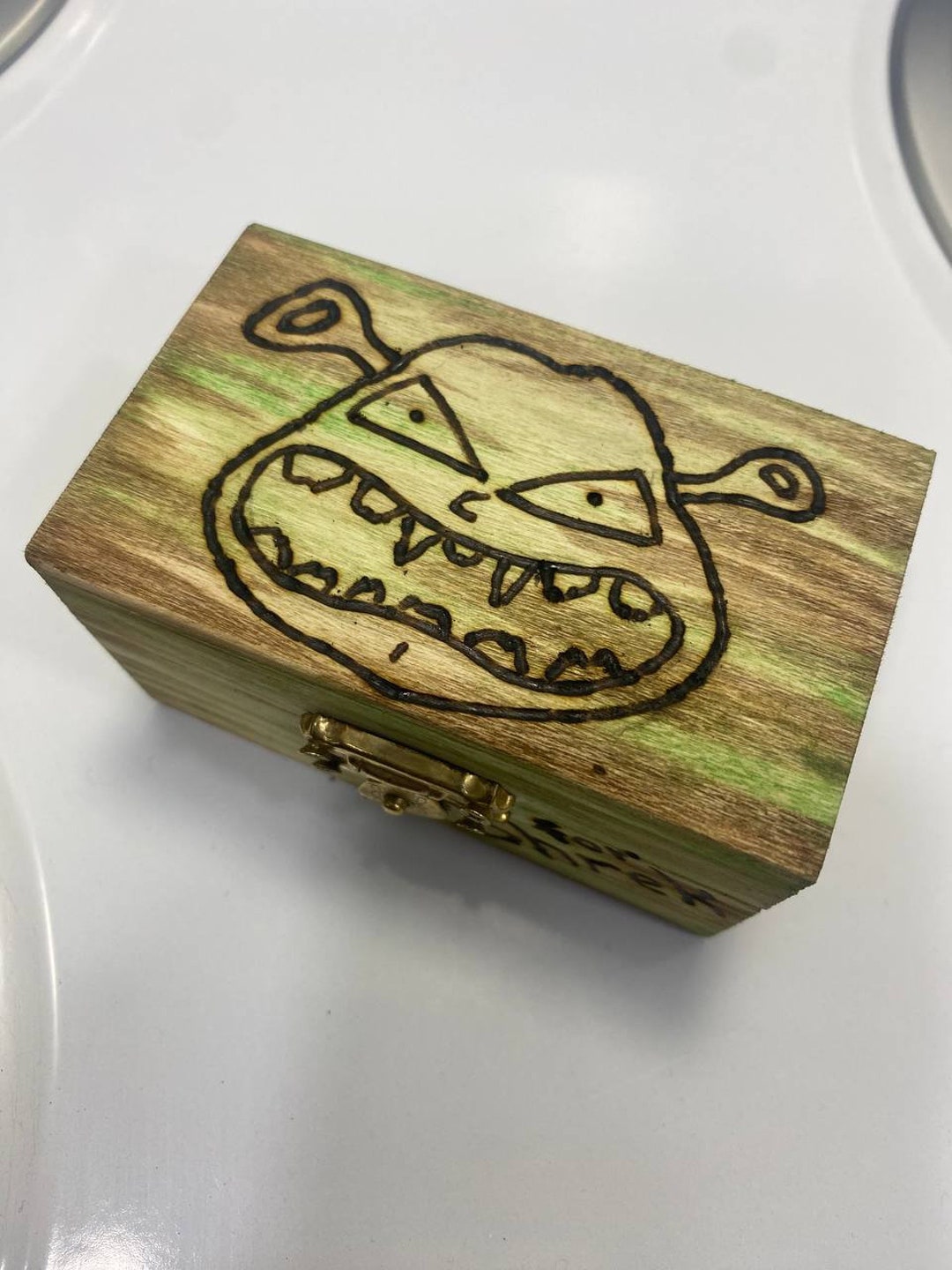 Shrek Wooden Jewerly Box Gift - Etsy