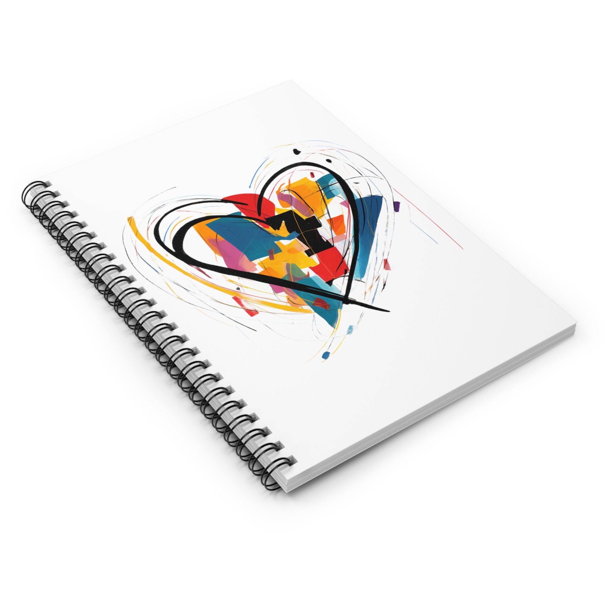 Classy Heart Spiral Notebook Ruled Line - Etsy