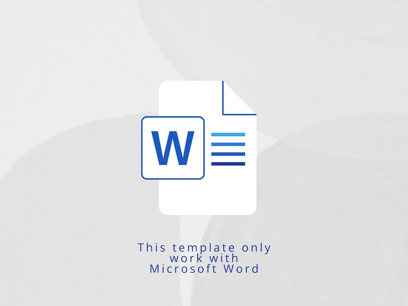 ATS Friendly Resume Template for Microsoft Word | Cover Letter and ...