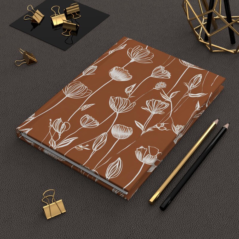 Orange Journal - Etsy