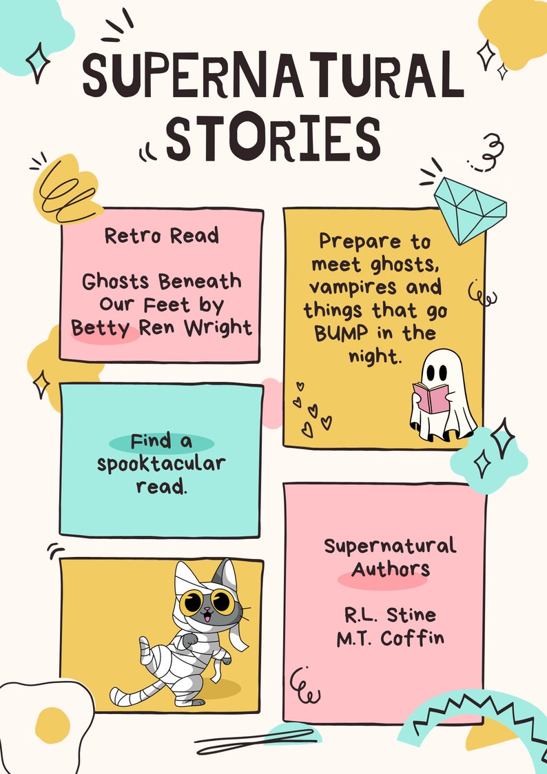 Fiction Genre Posters for School Libraries - Etsy