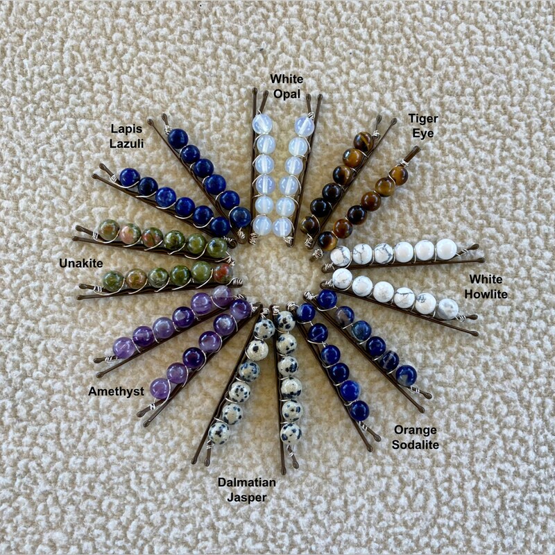 Beaded Bobby Pins - Etsy