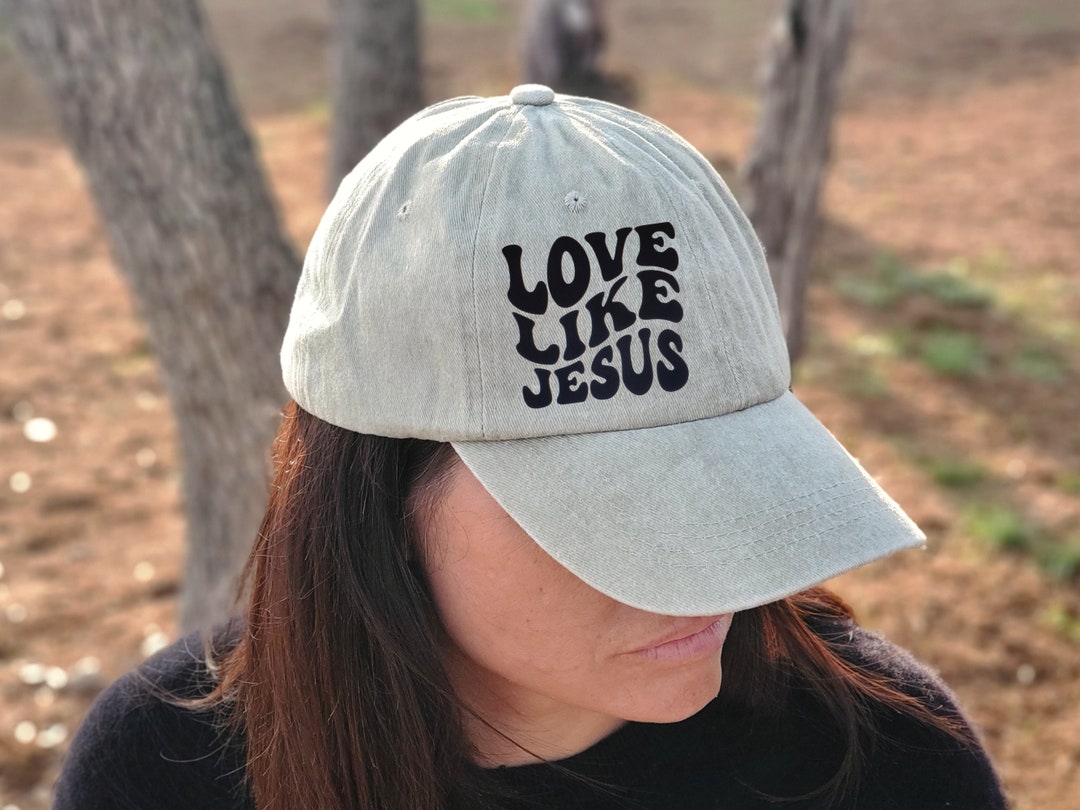 Love Like Jesus Christian Hat - High Ponytail Baseball Cap or Classic ...