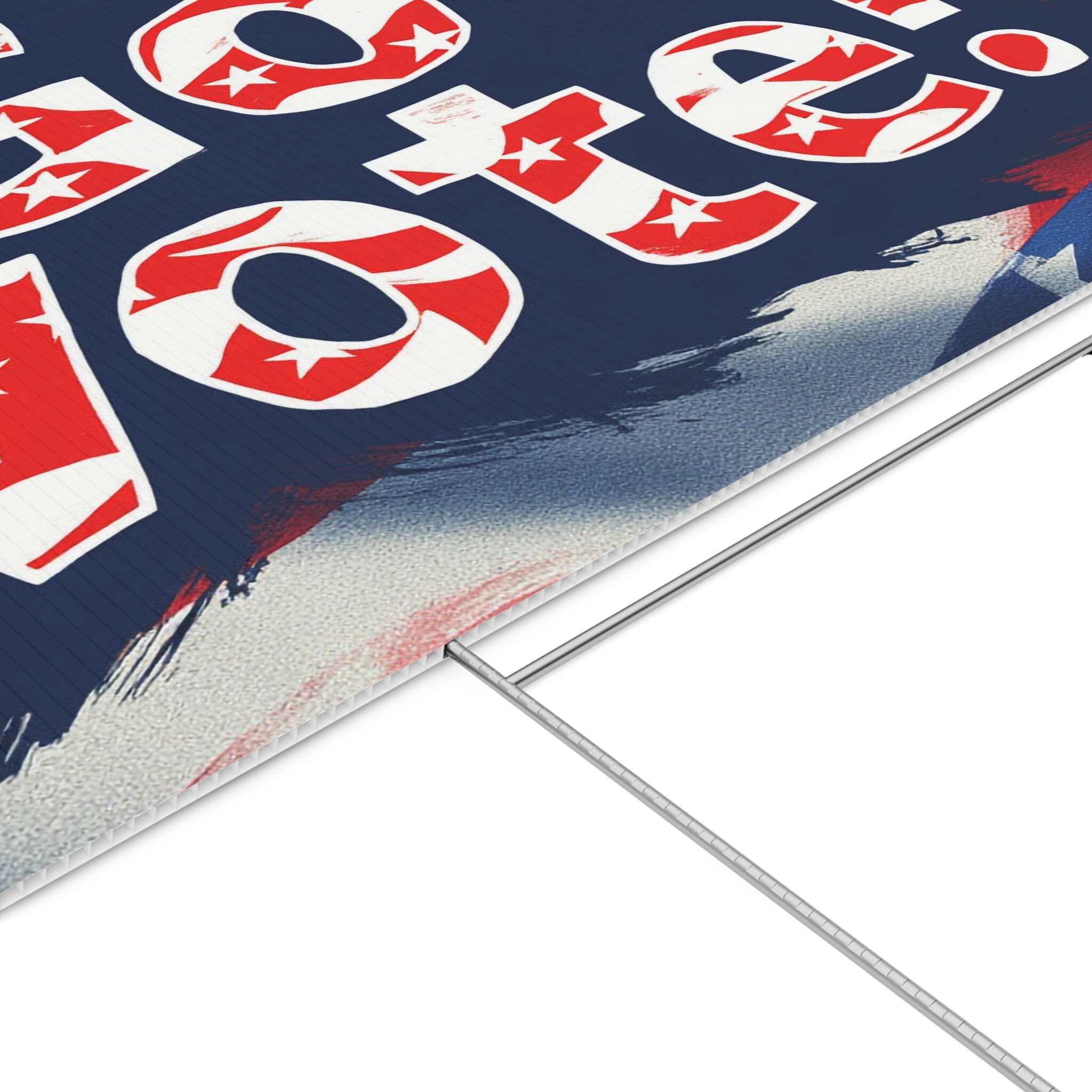 Lawn Sign Patriotic go Vote Yard Sign, American Flag Voting Sign ...