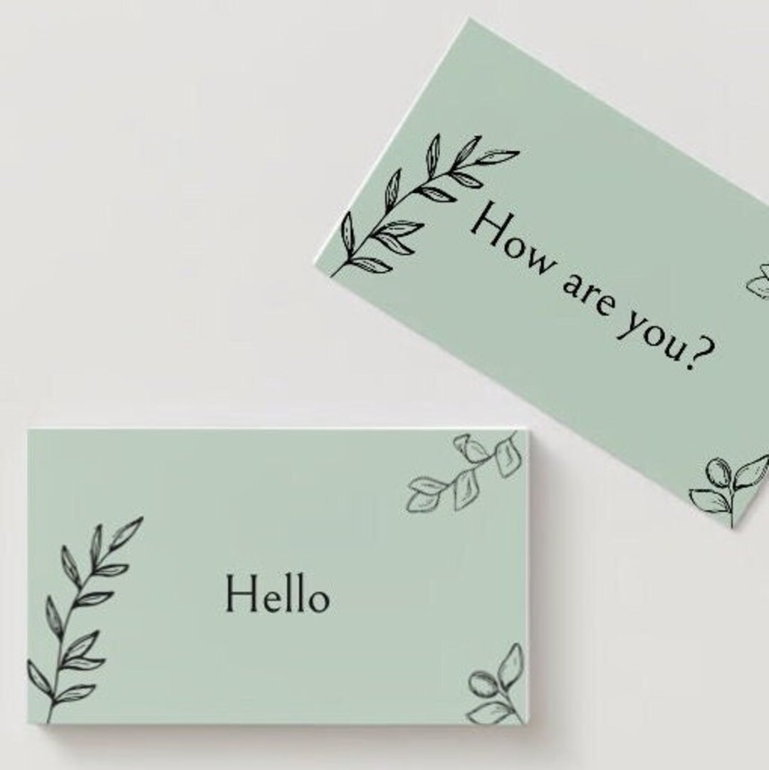 Autism Communication Cards Digital Download Green Cards Non Verbal Mute ...