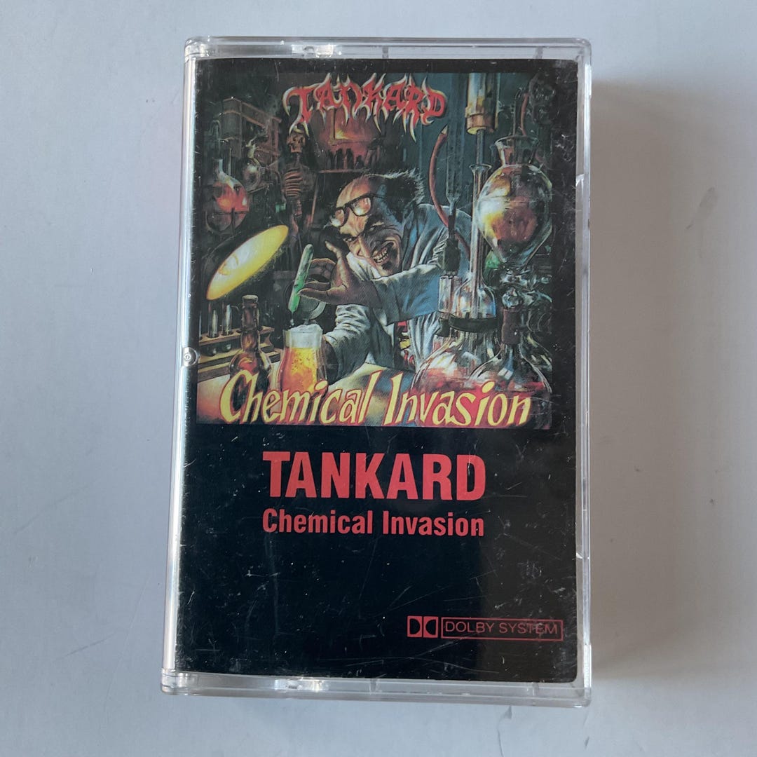 TANKARD 1987 CHEMICAL INVASION 1987 Tape Cassette - Etsy