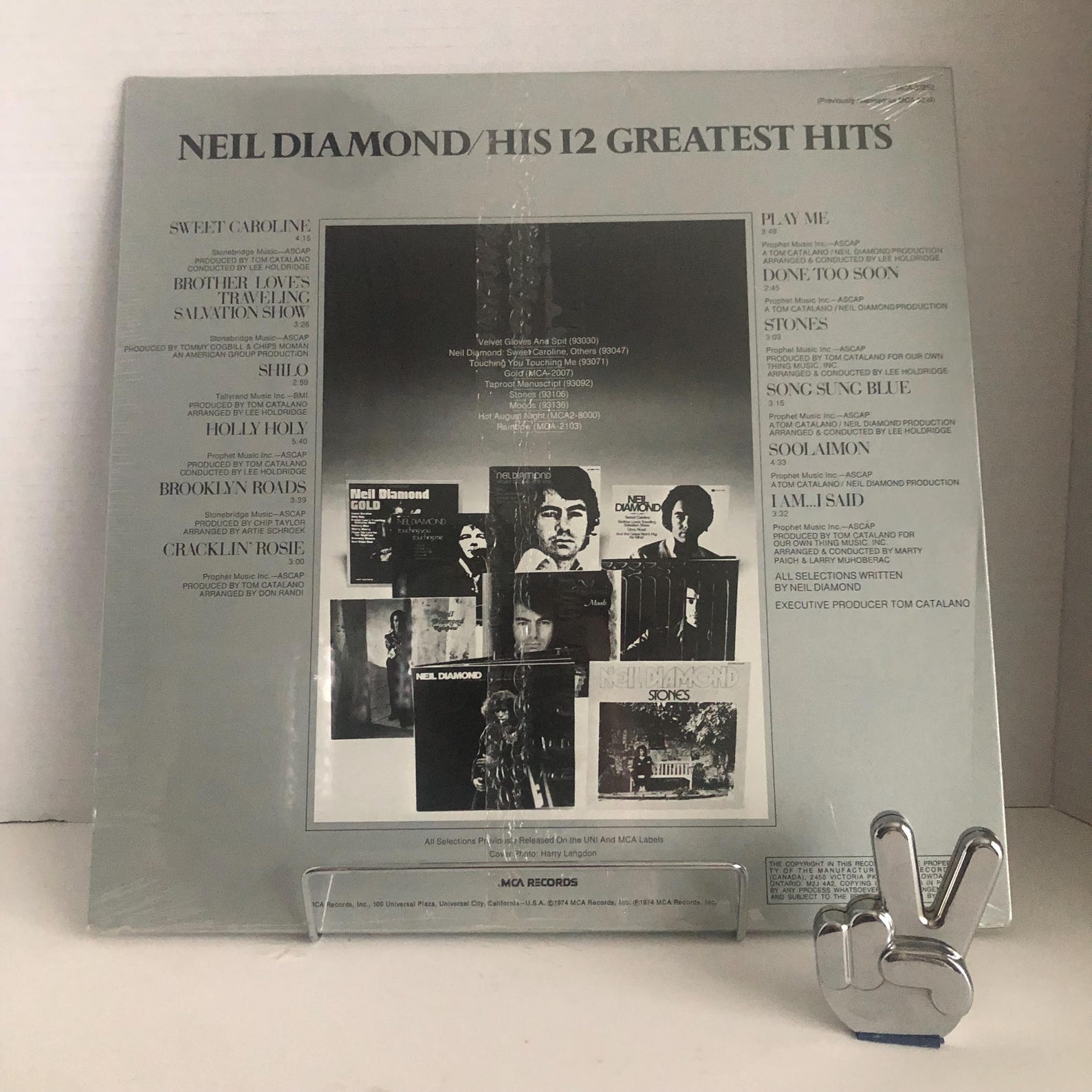 Neil Diamond SEALED His 12 Greatest Hits MINT Vinyl Lp - Etsy