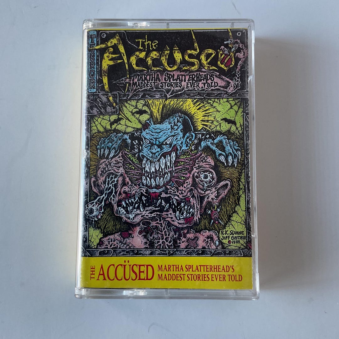 THE ACCUSED Tape Cassette Martha Splatterheads’s Maddest Stories Ever ...