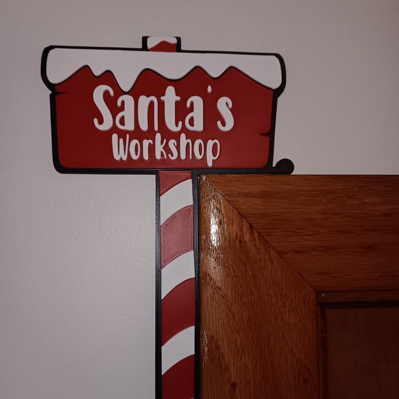 Elves at Work Door Sign - Etsy