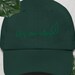 Plant Powered Embroidered Denim Dad Hat Vegan Baseball Cap Powered by ...