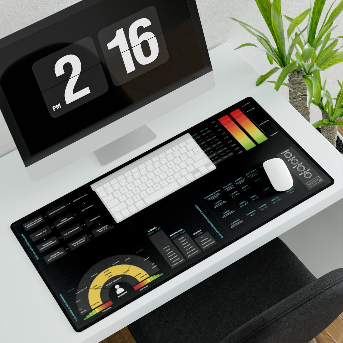 Ultimate Mixing &amp; Mastering Cheatsheet XL Mousepad Deskmat - Etsy