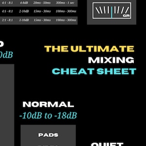 The Ultimate Mixing/mastering Cheat Sheet PDF - Etsy