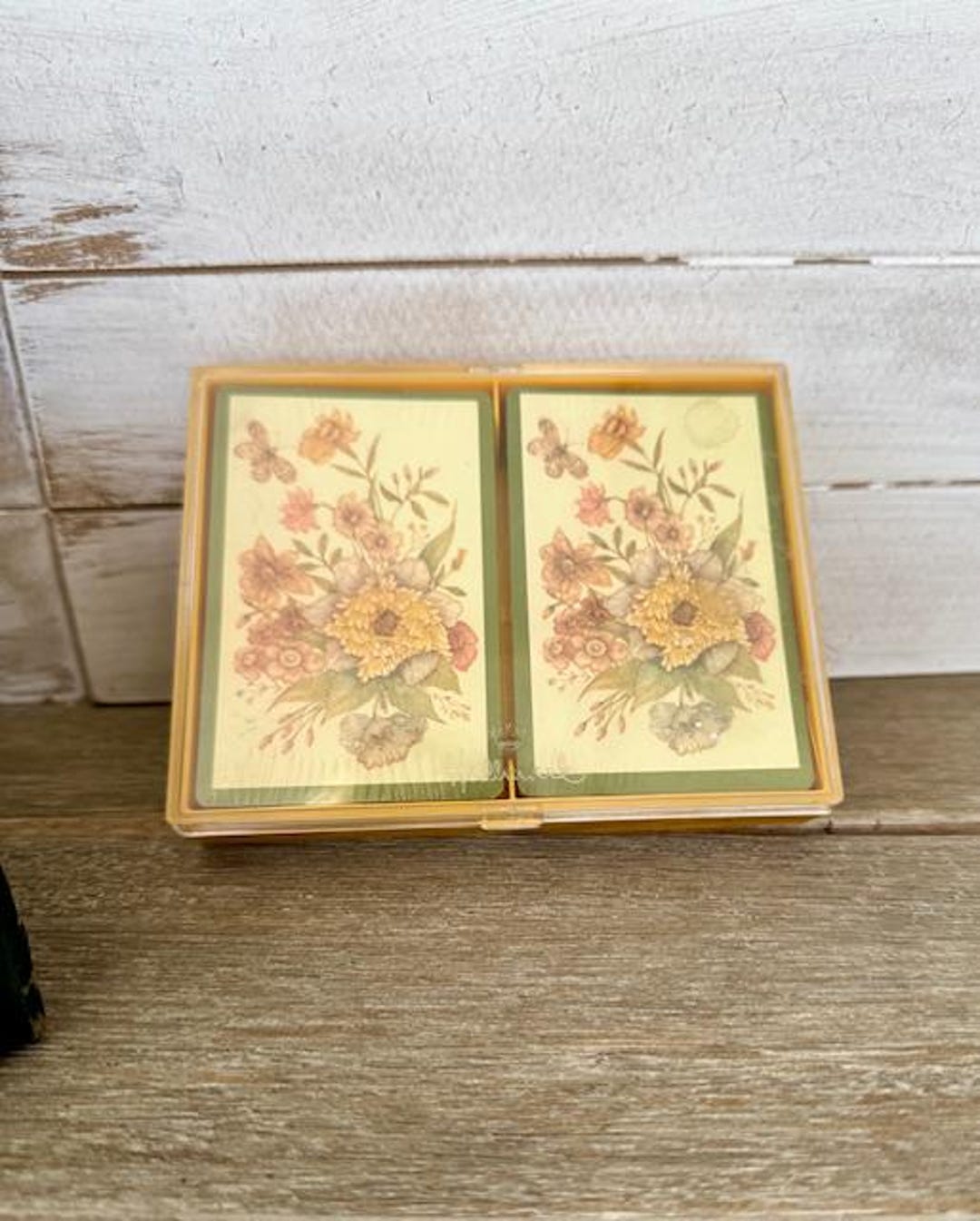 Vintage Hallmark English Garden Bridge Double-deck Playing Cards - Etsy
