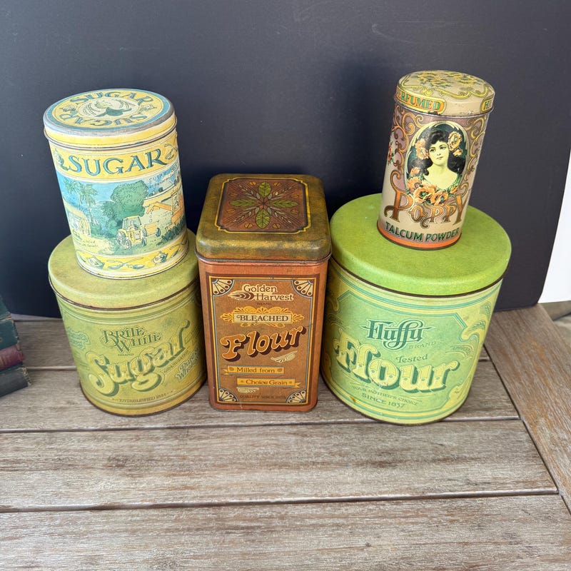 Flour Tin - Etsy