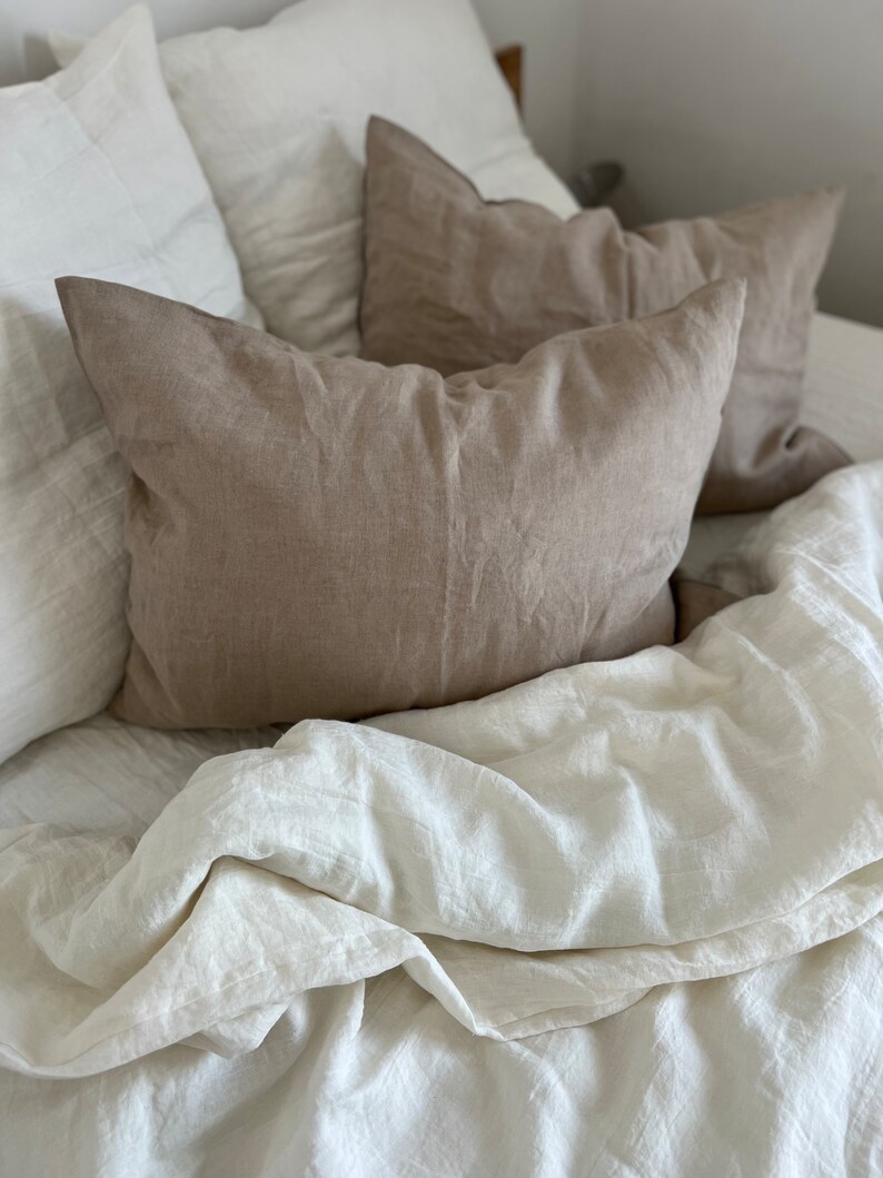 Natural Linen Pillowcase | Sustainable Home Decor | Unique Tailoring ...