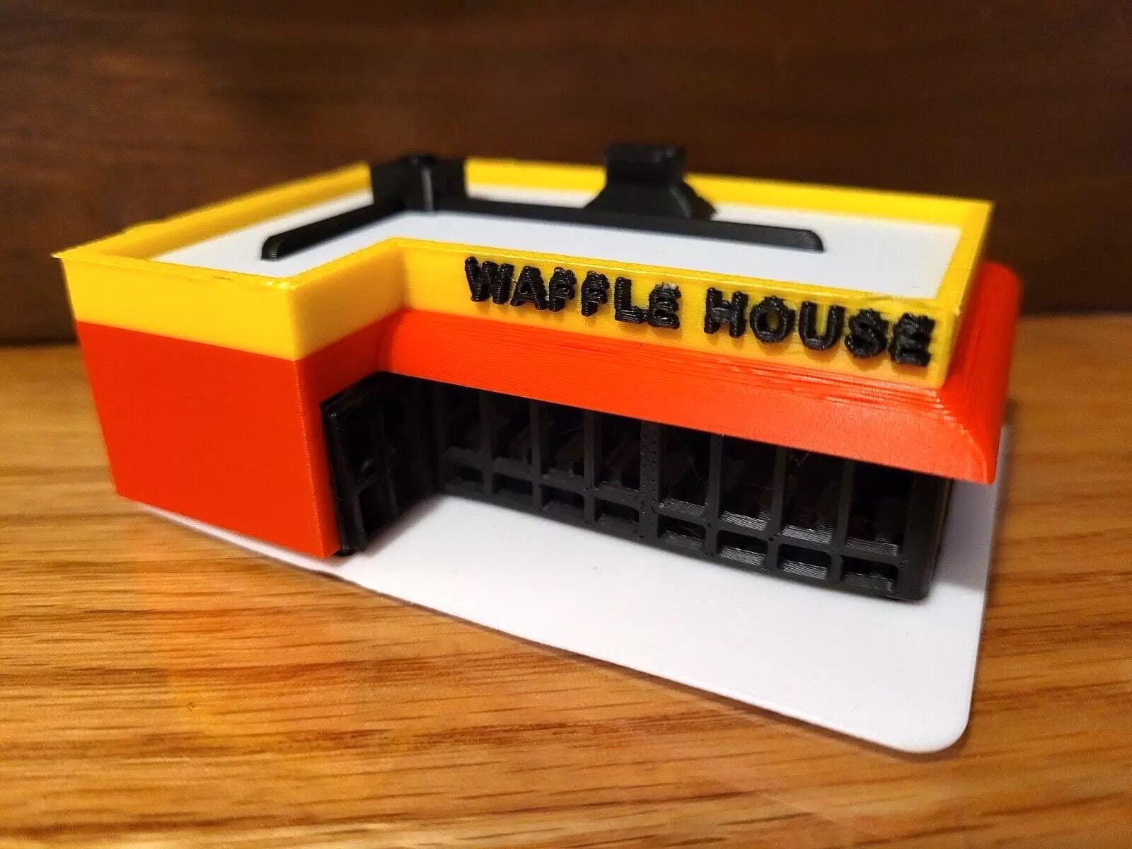 HO or N Scale Waffle House Building Scenery Kit White & Paintable ...