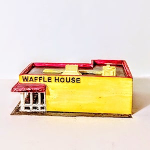 HO or N Scale Waffle House Building Scenery Kit White & Paintable ...
