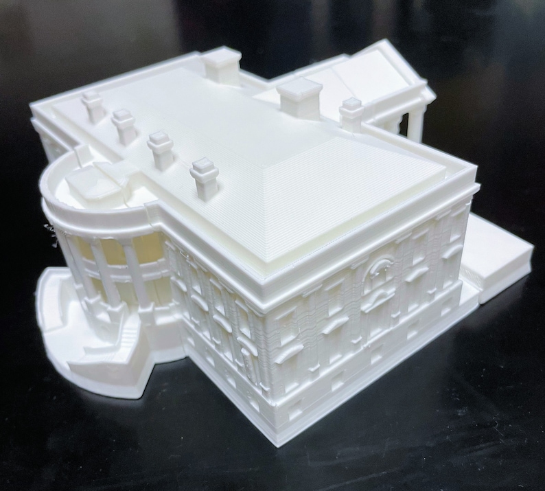 US White House Replica N Scale / Z Scale | White House Model ...