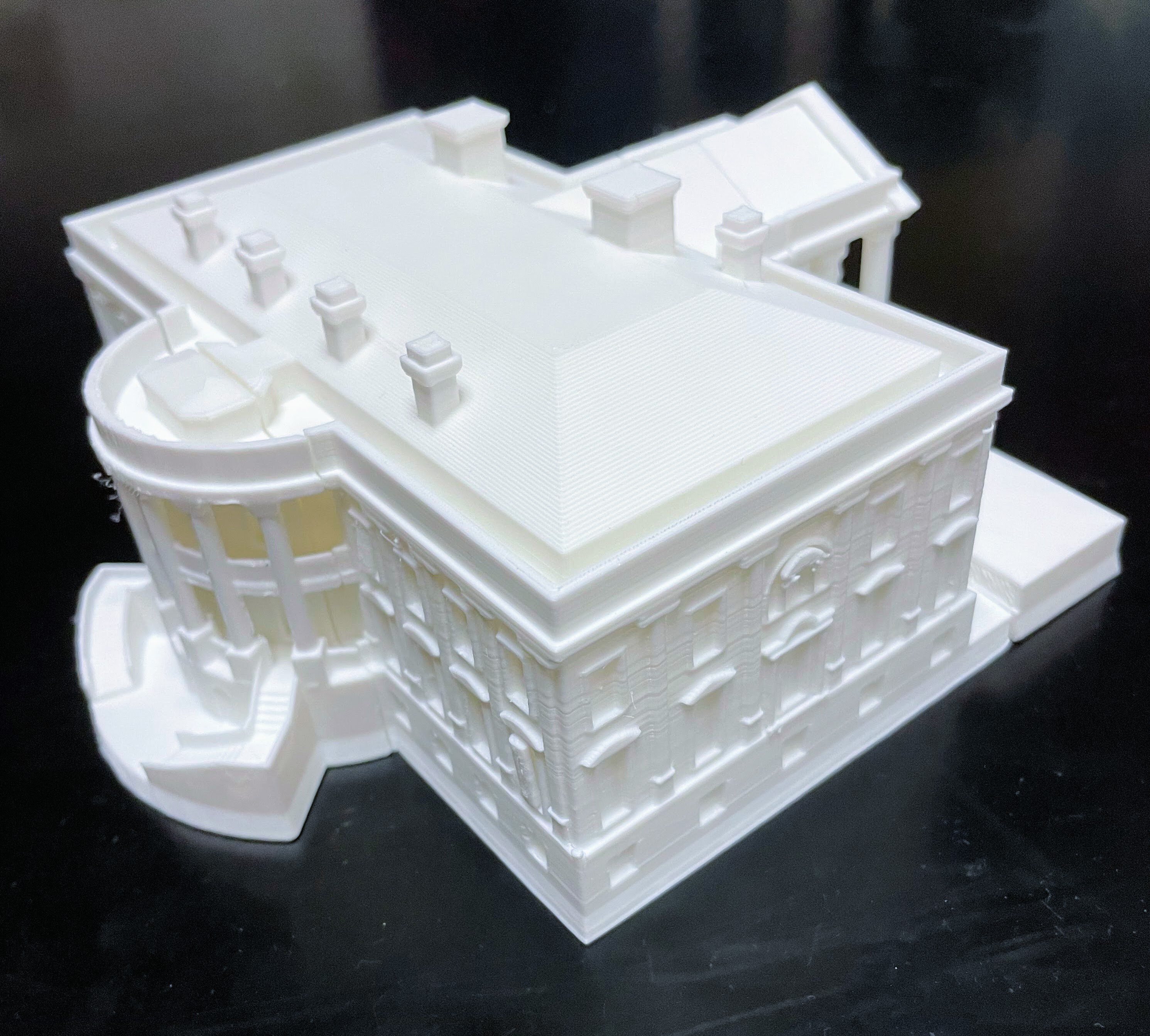 US White House Replica N Scale / Z Scale | White House Model ...