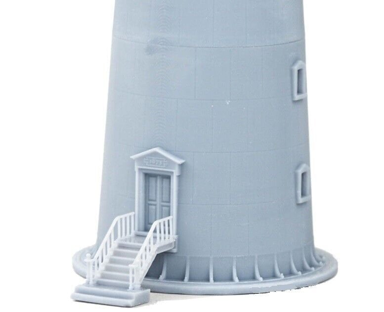 N Scale Hunting Island Lighthouse 1800's Historic Building Kit White ...